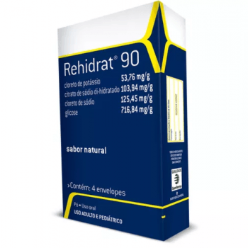 Rehidrat 90 Pó para Solução Oral - Caixa com 4 Envelopes de 13.95g ...
