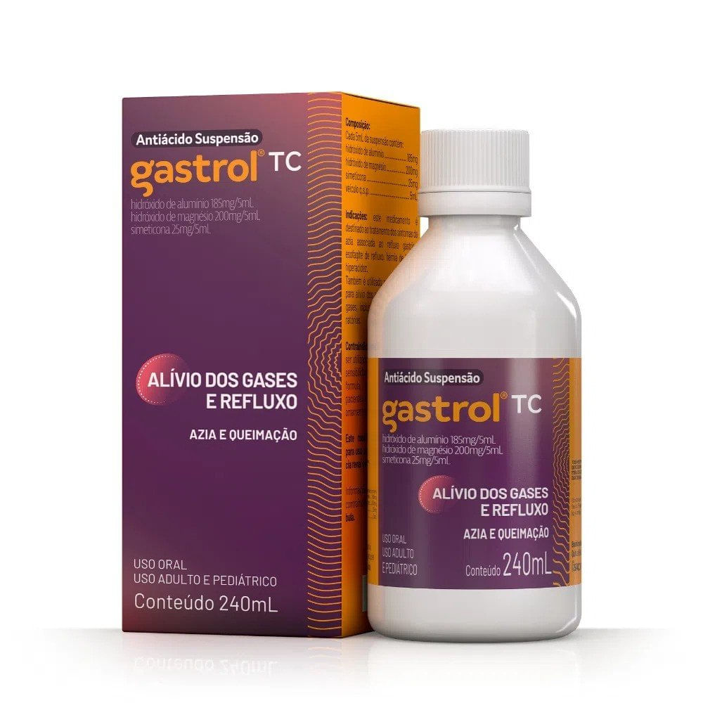 Gastrol TC 5MG/ML + 37MG/ML + 40MG/ML Suspensão oral 240 mL | Mevo ...