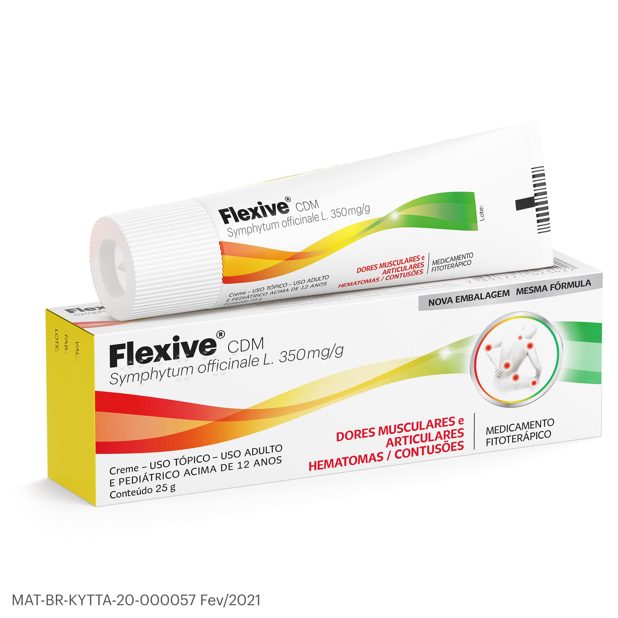 Flexive CDM 350mg/g Creme Dermatológico - Bisnaga com 25g | Mevo Farma ...