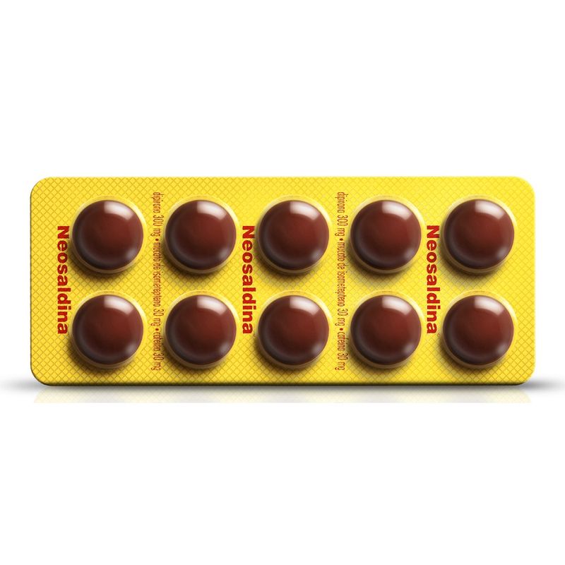 Neosaldina 30mg + 30mg + 300mg Comprimido Revestido - Blíster com 10 ...