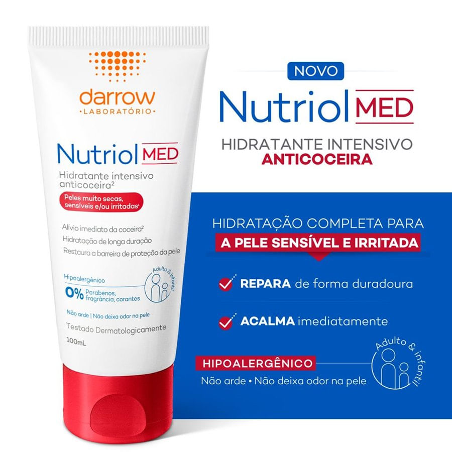 Nutriol Med Anticoceira Loção 100mL | Mevo Farma - Mevo Farma