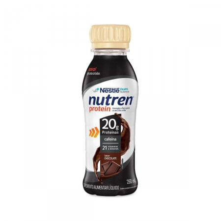 Suplemento Alimentar Líquido Chocolate Nutren Protein Garrafa 260Ml ...