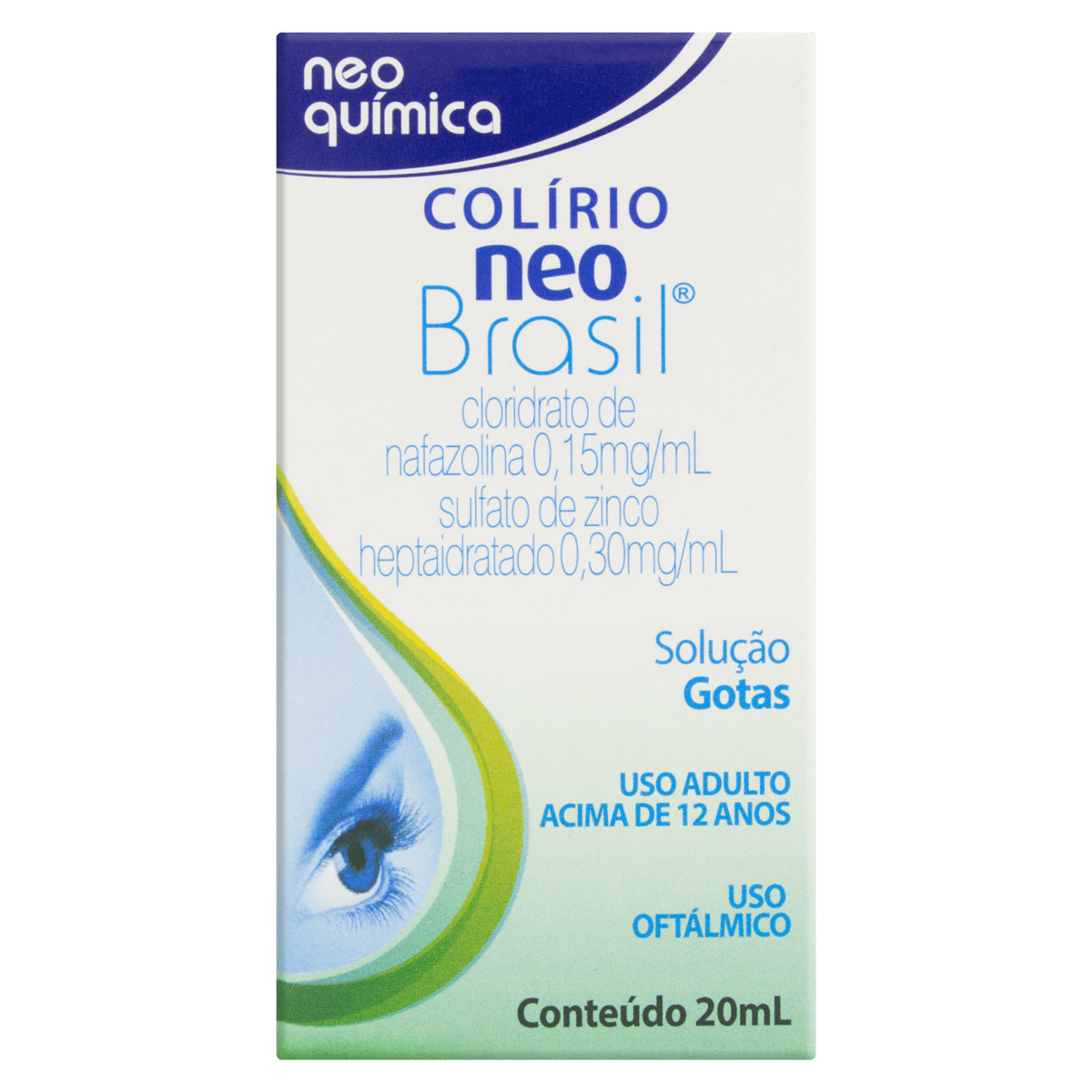Colírio Neo Brasil 0.15MG/ML + 0.3MG/ML Solução oftálmica - Frasco com ...