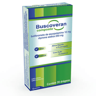 Buscoveran Composto 250MG + 10MG Comprimido revestido - Caixa com 20 ...