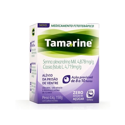 Tamarine 4.878mg + 4.719mg Geleia Oral Sabor Ameixa - Frasco com 150 g ...