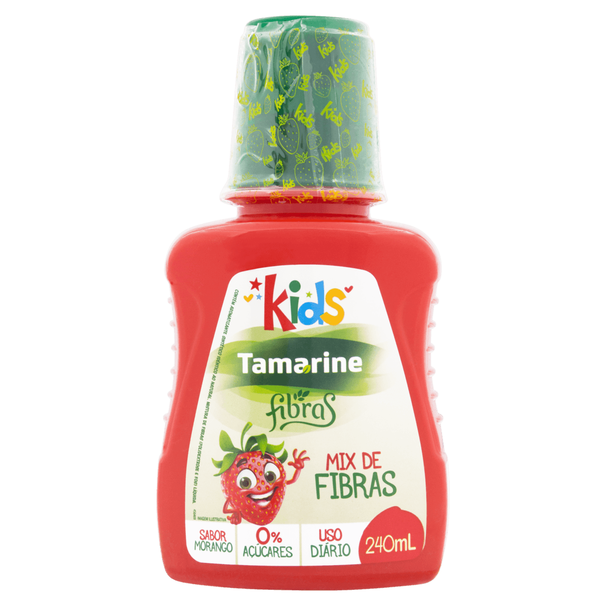 Tamarine Kids Fibras Sabor Morango 240mL | Mevo Farma - Mevo Farma