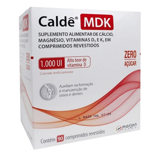 Caldê MDK 1000UI 90 Comprimido Revestido | Mevo Farma - Mevo Farma