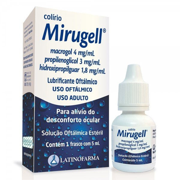 Mirugell 4 + 3 + 1,8mg/mL Solução oftálmica - Frasco com 5 mL | Mevo ...
