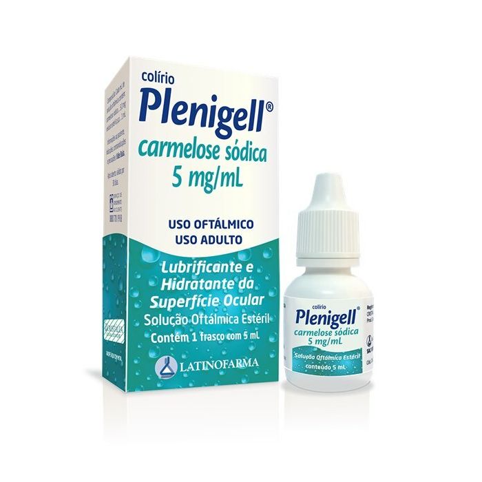 Plenigell 5mg/mL Solução oftálmica - Frasco com 5 mL | Mevo Farma ...