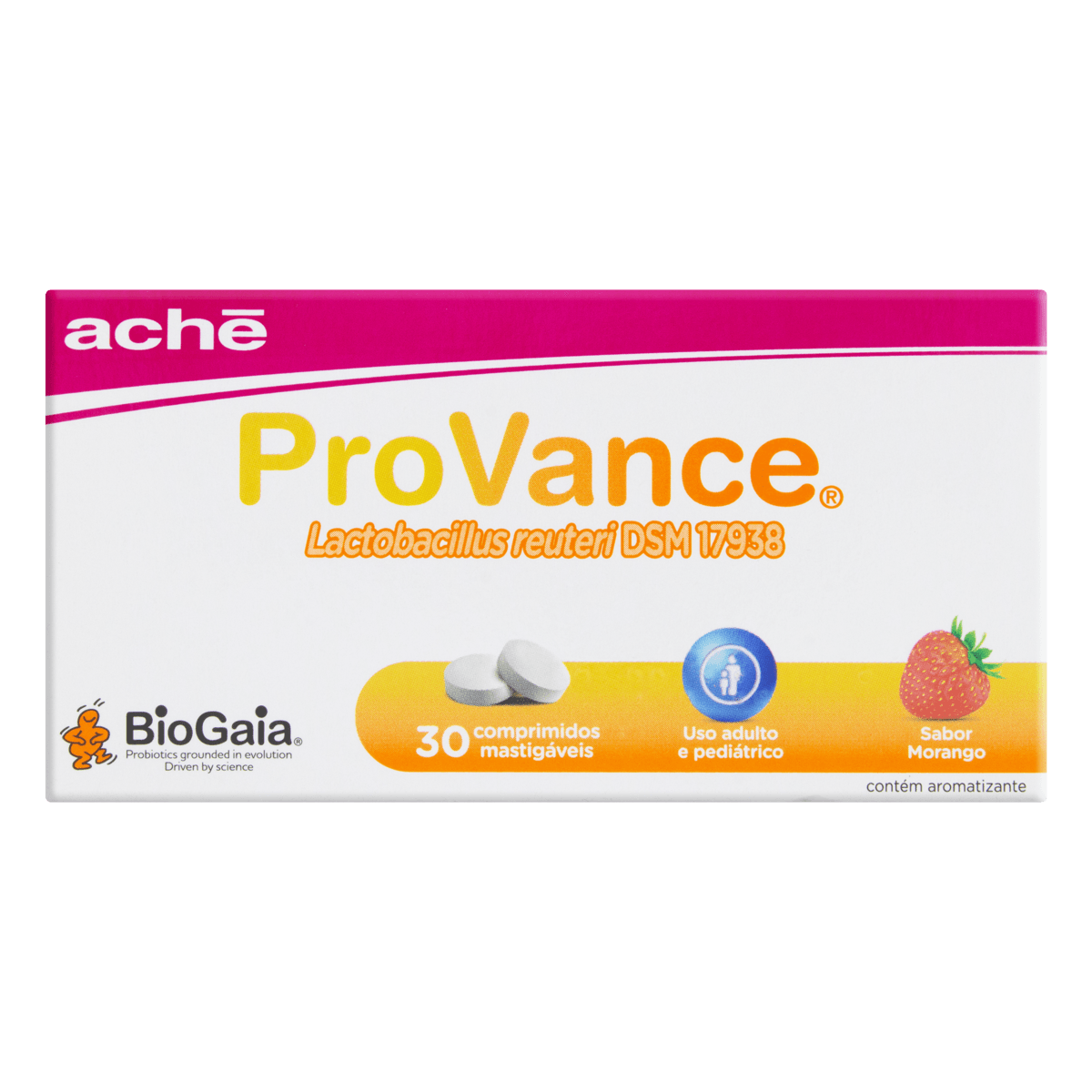 Provance Sabor Morango 100000000UFC 30 Comprimidos Mastigáveis | Mevo ...
