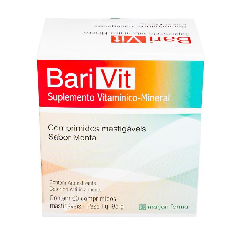 Barivit Sabor Menta - 60 Comprimidos | Mevo Farma - Mevo Farma