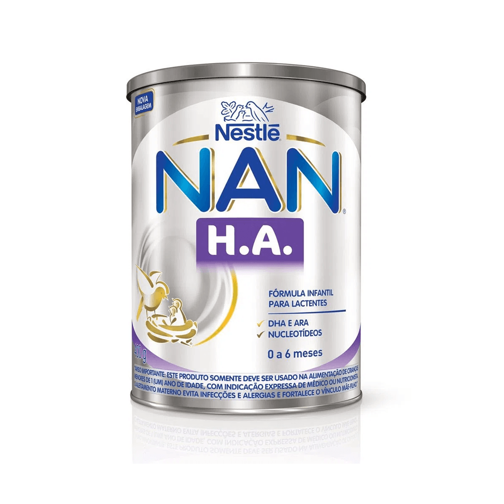Fórmula Infantil NAN HA 0 a 6 meses Nestlé 400g | Mevo Farma