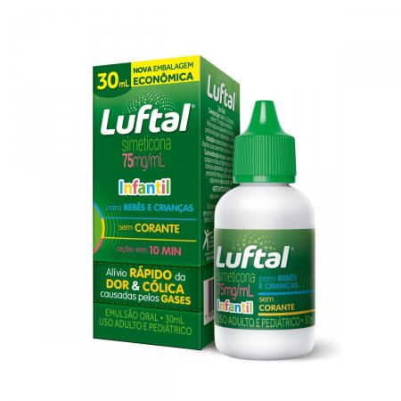 Luftal 75mg/mL Emulsão Oral - Frasco com 30mL | Mevo Farma - Mevo Farma