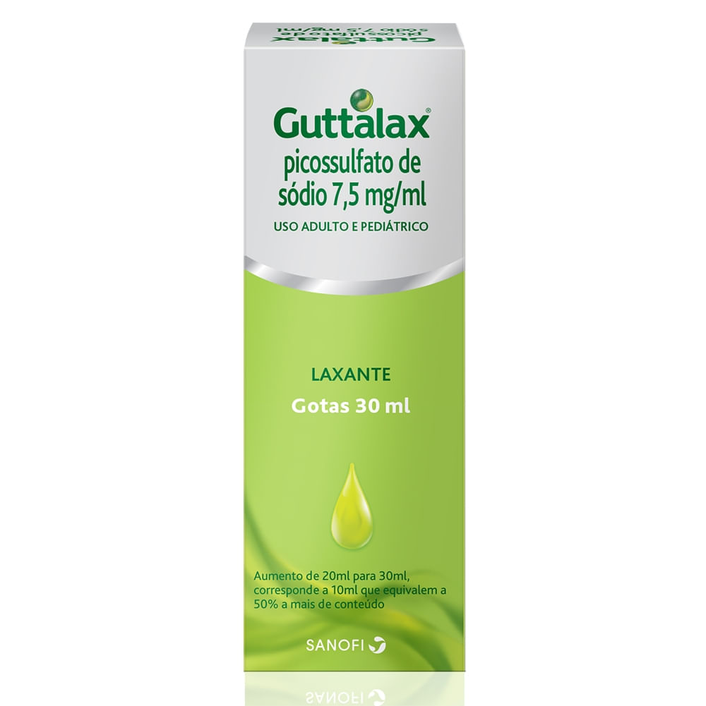 Guttalax 7,5mg/ml - 1 Solução Oral Gotas | Mevo Farma - Mevo Farma