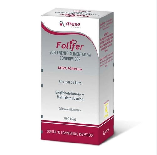 Folifer 5MG + 150MG Comprimido revestido - Caixa com 30 Comprimidos ...