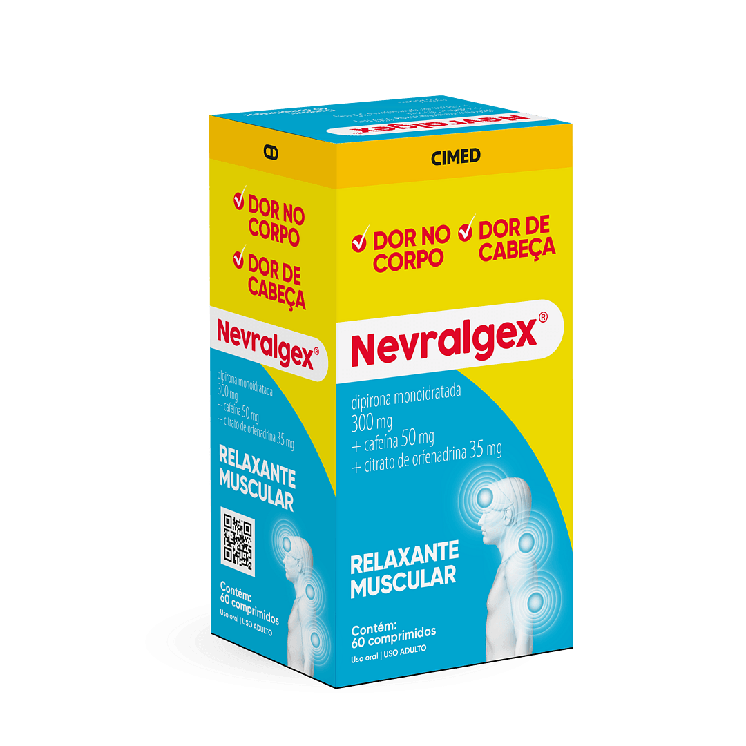 Nevralgex 50mg + 300mg + 35mg Comprimido - Caixa com 60 Comprimidos ...