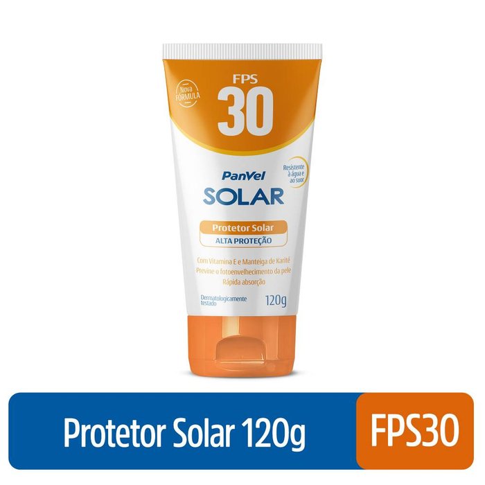 Protetor Solar Panvel Solar Fps30 120g