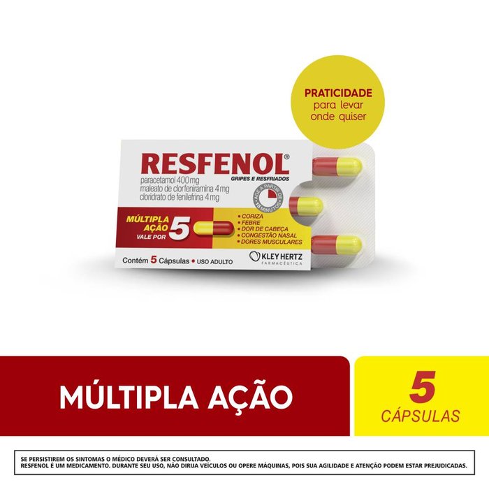 Resfenol 5 Cápsulas