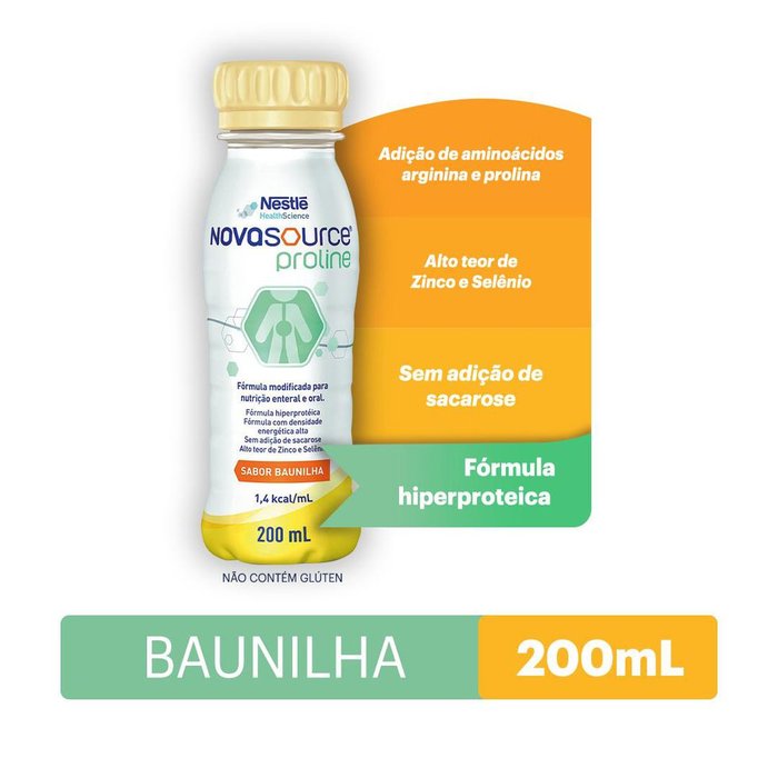 Suplemento Alimentar Novasource Proline Baunilha 200ml