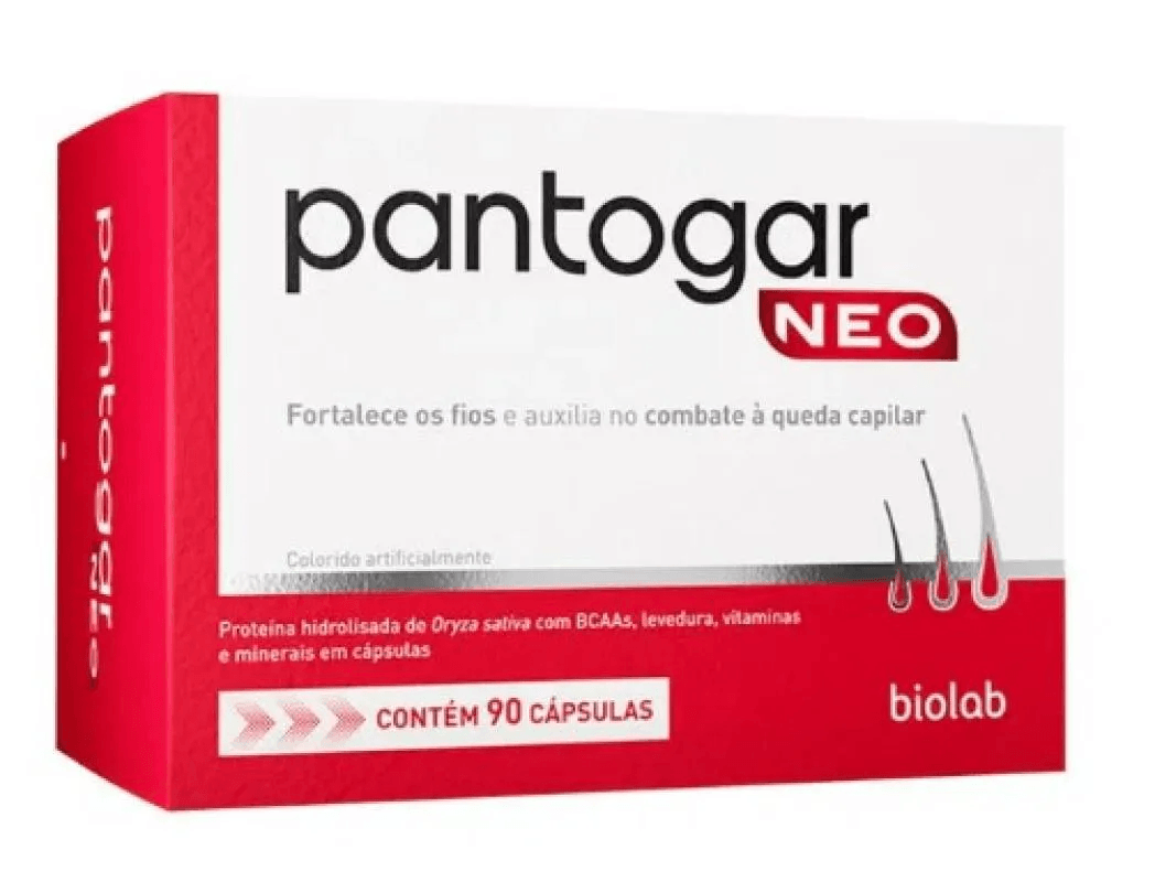 Pantogar Neo 90 Cápsulas: Cabelos Fortes e Saudáveis | Mevo Farma ...
