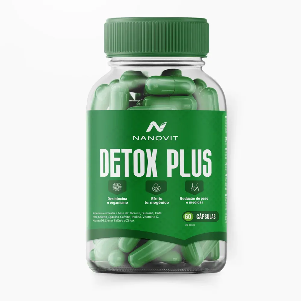 Nanovit Detox Plus 60 Cápsulas | Mevo Farma - Mevo Farma